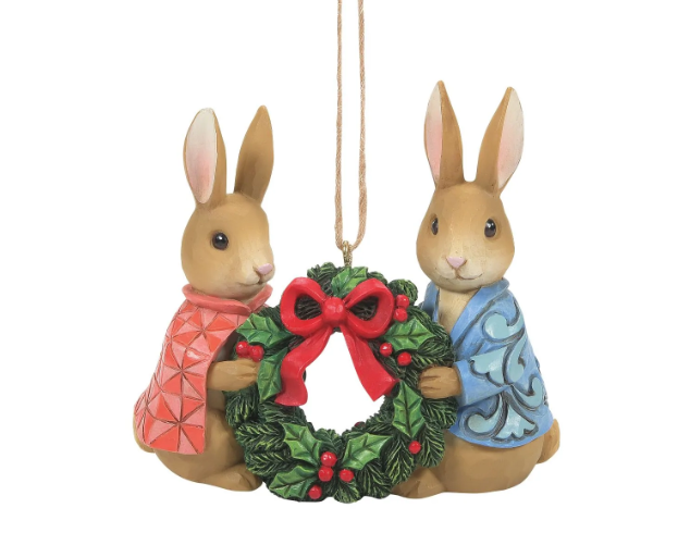 Beatrix Potter - Peter & Flopsy w/Wreath – Beatrix Potter, Collectables