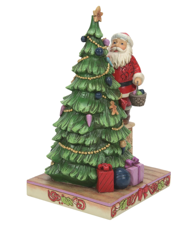 Jim Shore - Santa Decorating Tree – Collectables, Jim Shore