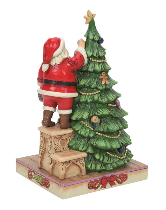 Jim Shore - Santa Decorating Tree – Collectables, Jim Shore