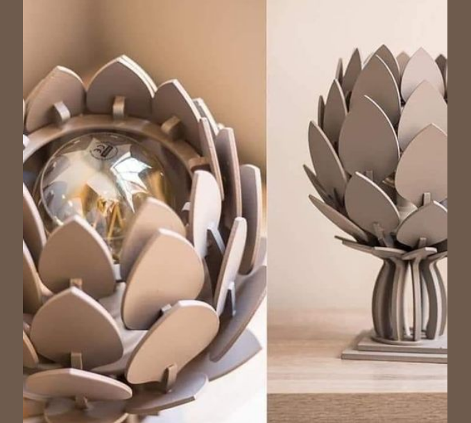 Protea lamps , hand crafted , pastel colours – Lighting, Novelty lights